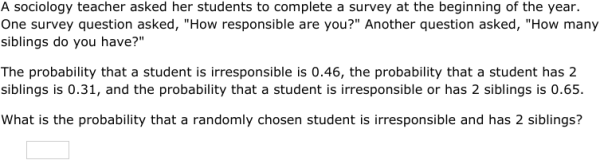 IXL - Find probabilities using the addition rule (Precalculus practice)