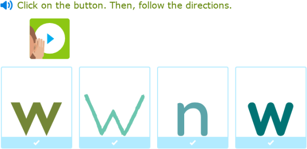 IXL | Review the letters Q–Z | Kindergarten language arts