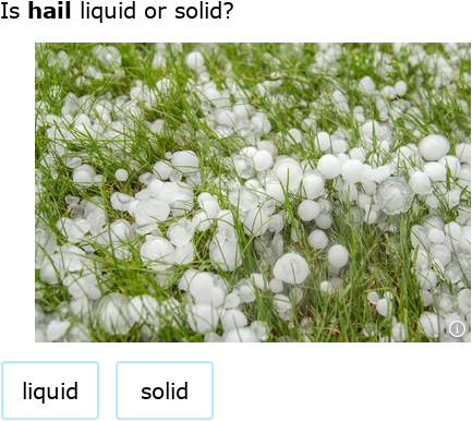 IXL | Types of precipitation | Kindergarten science