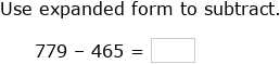 IXL | Use expanded form to subtract three-digit numbers - without ...