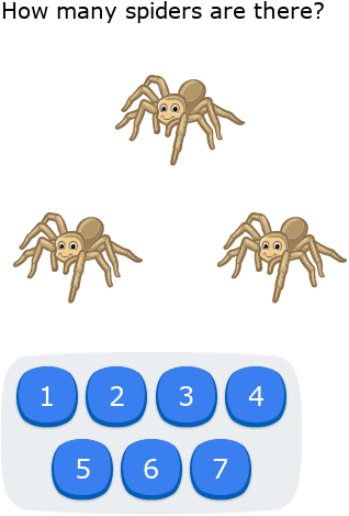 IXL | Count pictures - up to 7 | Pre-K math