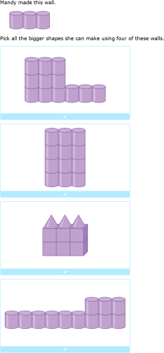 IXL | Compose bigger three-dimensional shapes | 1st grade math