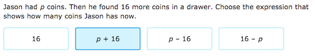 IXL - Write variable expressions: word problems (6th grade math practice)