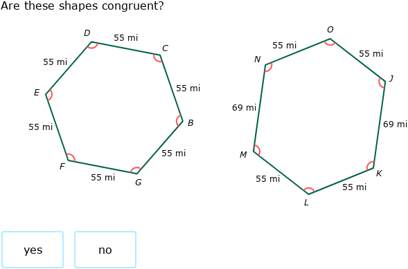 IXL | Identify congruent figures | 6th grade math