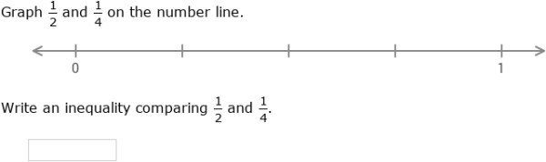 IXL | Graph and compare fractions on number lines | 4th grade math