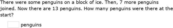 IXL | "Add to" word problems with start or change unknown - up to 20 ...