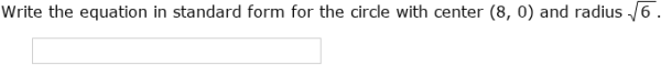 IXL - Write equations of circles in standard form (Geometry practice)