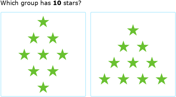 IXL | Represent numbers - up to 10 | 1st grade math