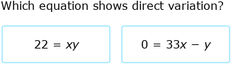 IXL | Identify direct variation | 7th grade math