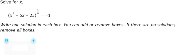 IXL - Solve equations with rational exponents (Algebra 2 practice)