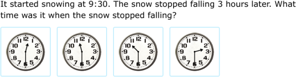 IXL | Time and clocks: word problems | 1st grade math