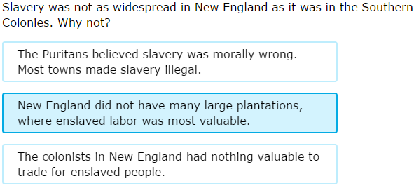 IXL - New England colonies: economy and conflict (5th grade social ...