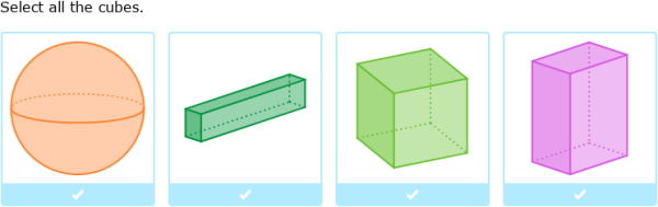 IXL | Select three-dimensional shapes | 2nd grade math