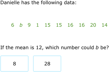 IXL | Mean, median, mode, and range: find the missing number | 8th ...
