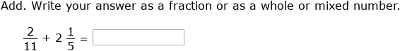 IXL | Add fractions and mixed numbers with unlike denominators | 5th ...