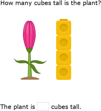 IXL | Measure height with cubes | Kindergarten math