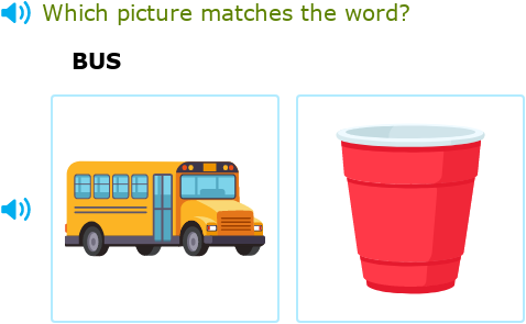 IXL | Choose the picture that matches the short u word: uppercase | Pre ...