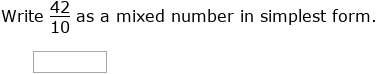IXL | Convert improper fractions to mixed numbers | 4th grade math