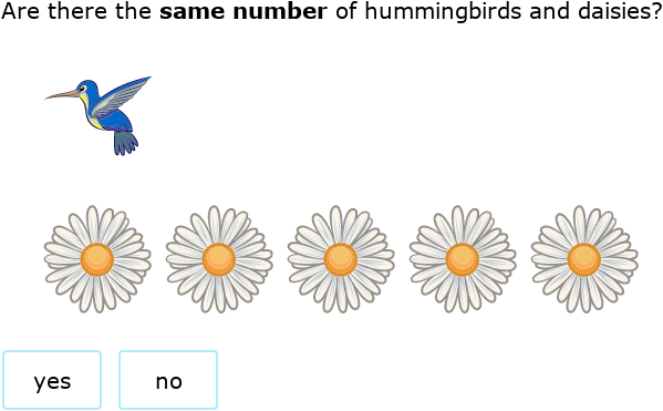 IXL | Are there the same number? | Pre-K math