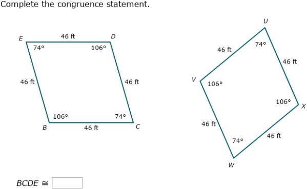 IXL | Congruence statements and corresponding parts | 7th grade math