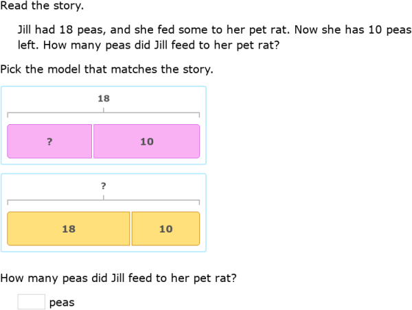 IXL | Use models to solve word problems involving addition and ...