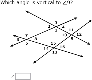 IXL | Identify vertical, adjacent, and congruent angles | 7th grade math