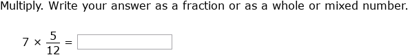 IXL | Add, subtract, multiply, or divide two fractions | 6th grade math