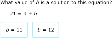 IXL | Which x satisfies an equation? | 5th grade math