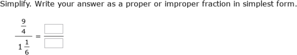 IXL | Simplify complex fractions | 7th grade math