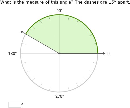 IXL | Measure angles on a circle | 8th grade math