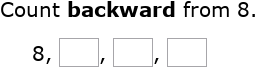 IXL | Count forward and backward - up to 10 | 1st grade math