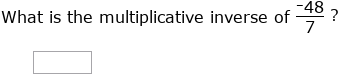 IXL | Multiplicative inverses | 6th grade math