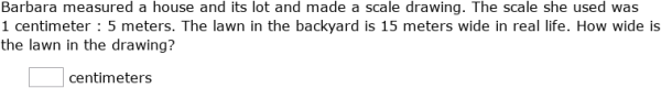 IXL | Scale drawings: find the scaled length | 4th grade math
