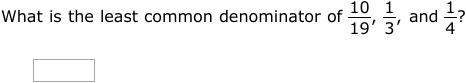 IXL | Least common denominator | 8th grade math