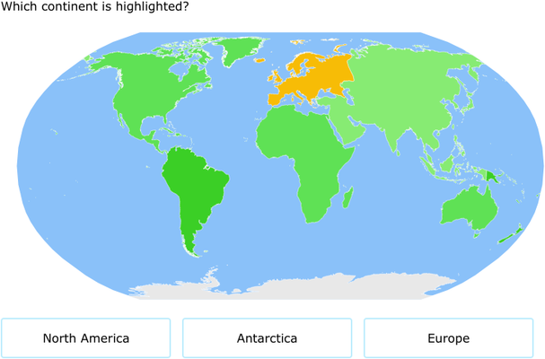 IXL - Identify oceans and continents (2nd grade social studies practice)