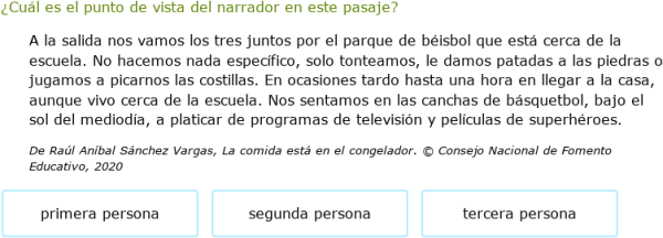 IXL | Identificar el punto de vista narrativo | 4th grade Spanish ...