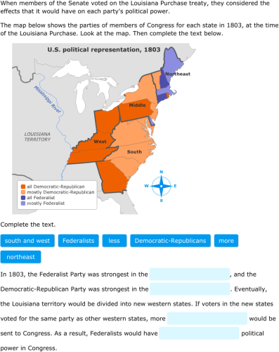 IXL | The Louisiana Purchase | 8th grade social studies