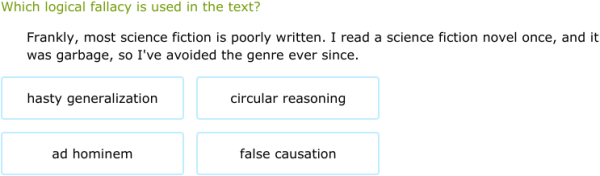 SOLVED: Examples Of Logical Fallacies Are Used: Argumentum, 45% OFF