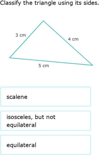 IXL | Scalene, isosceles, and equilateral triangles | 1st grade math
