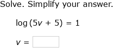 IXL - Solve logarithmic equations I (Algebra 2 practice)