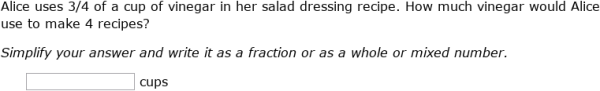 IXL | Multiply fractions by whole numbers: word problems | 4th grade math
