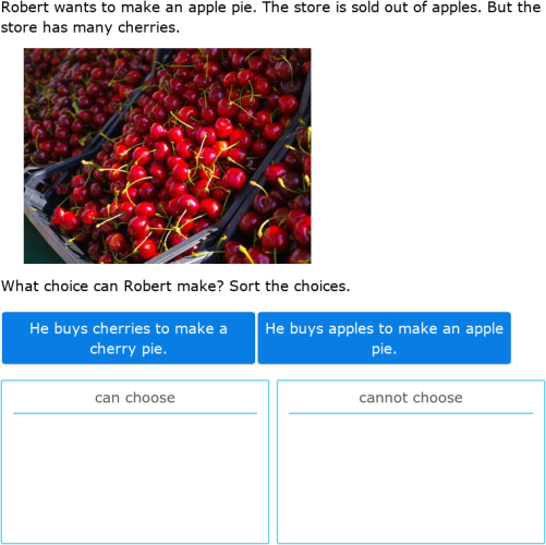 IXL | Scarcity and choices | 1st grade social studies