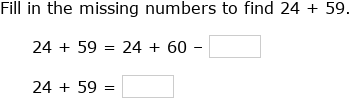 IXL | Use compensation to add: sums up to 100 | 3rd grade math