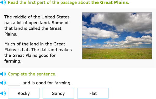 IXL | Read about famous places | 1st grade language arts