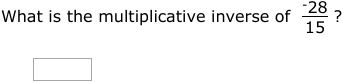 IXL | Multiplicative inverses | 7th grade math