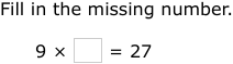 IXL | Multiplication facts to 10: find the missing factor | 4th grade math