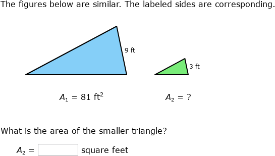 IXL | Areas of similar figures | 8th grade math