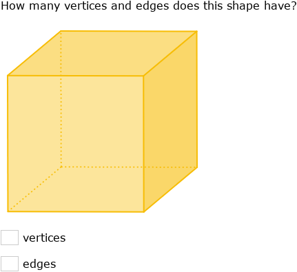 IXL | Count vertices, edges, and faces | 2nd grade math