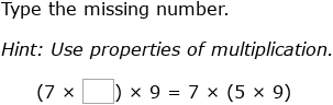 IXL | Commutative and associative properties of multiplication | 3rd ...