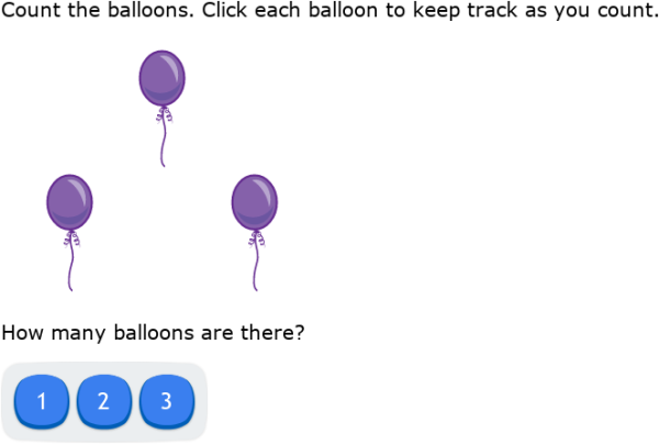 IXL | Learn to count to 3 | Kindergarten math